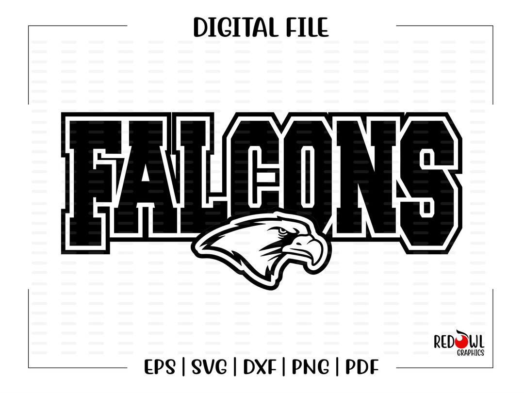 Falcon Svg, Falcons Svg, Falcon, Falcons, F, Mascot, Chevron, Htv, Svg ...