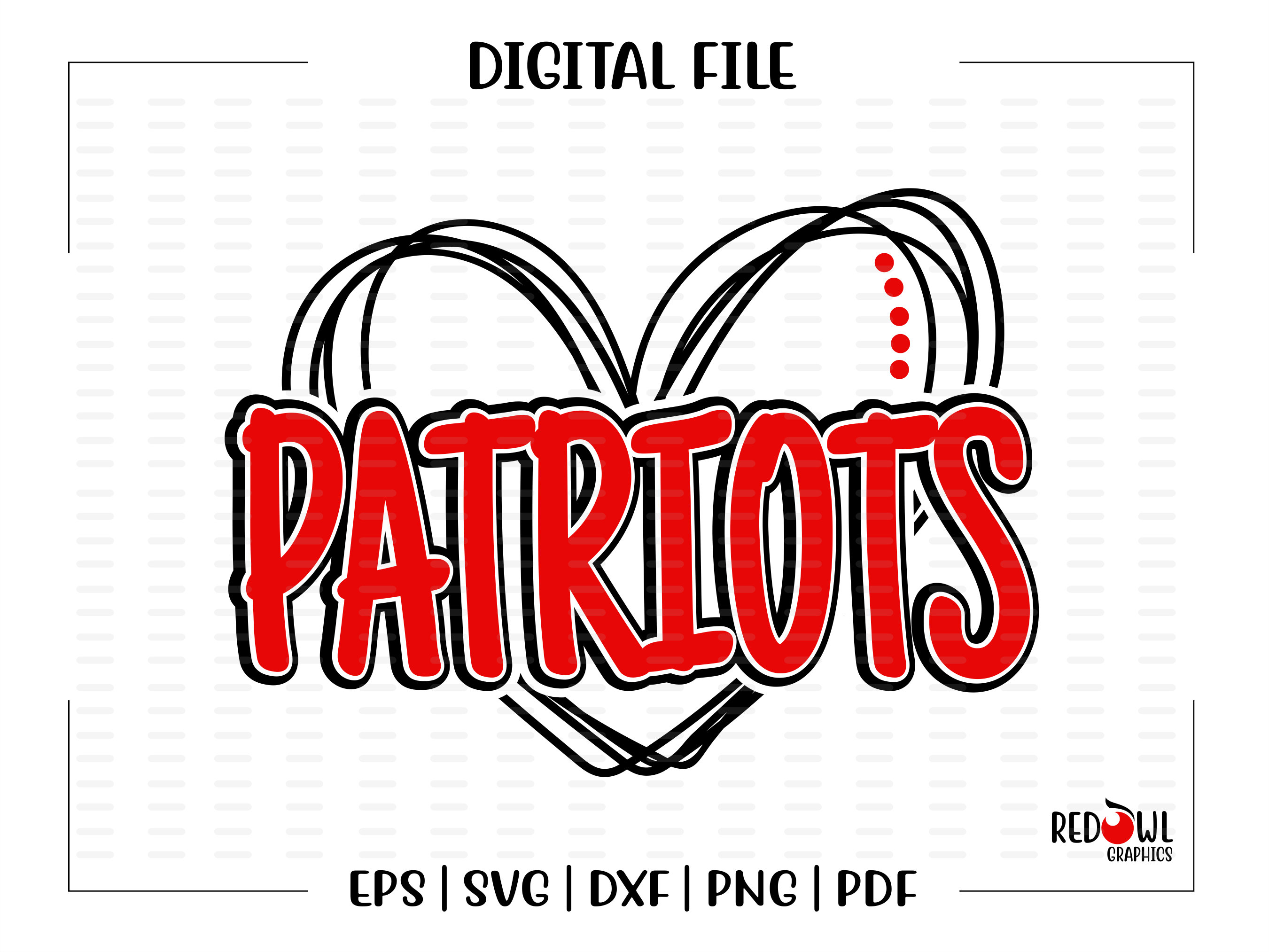 Patriot Svg Patriots Svg Heart Love Patriot Patriots | Etsy