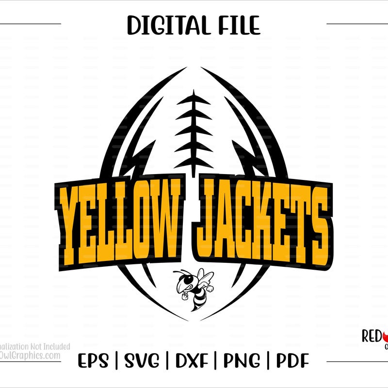 Yellow Jacket Mascot Svg - Etsy