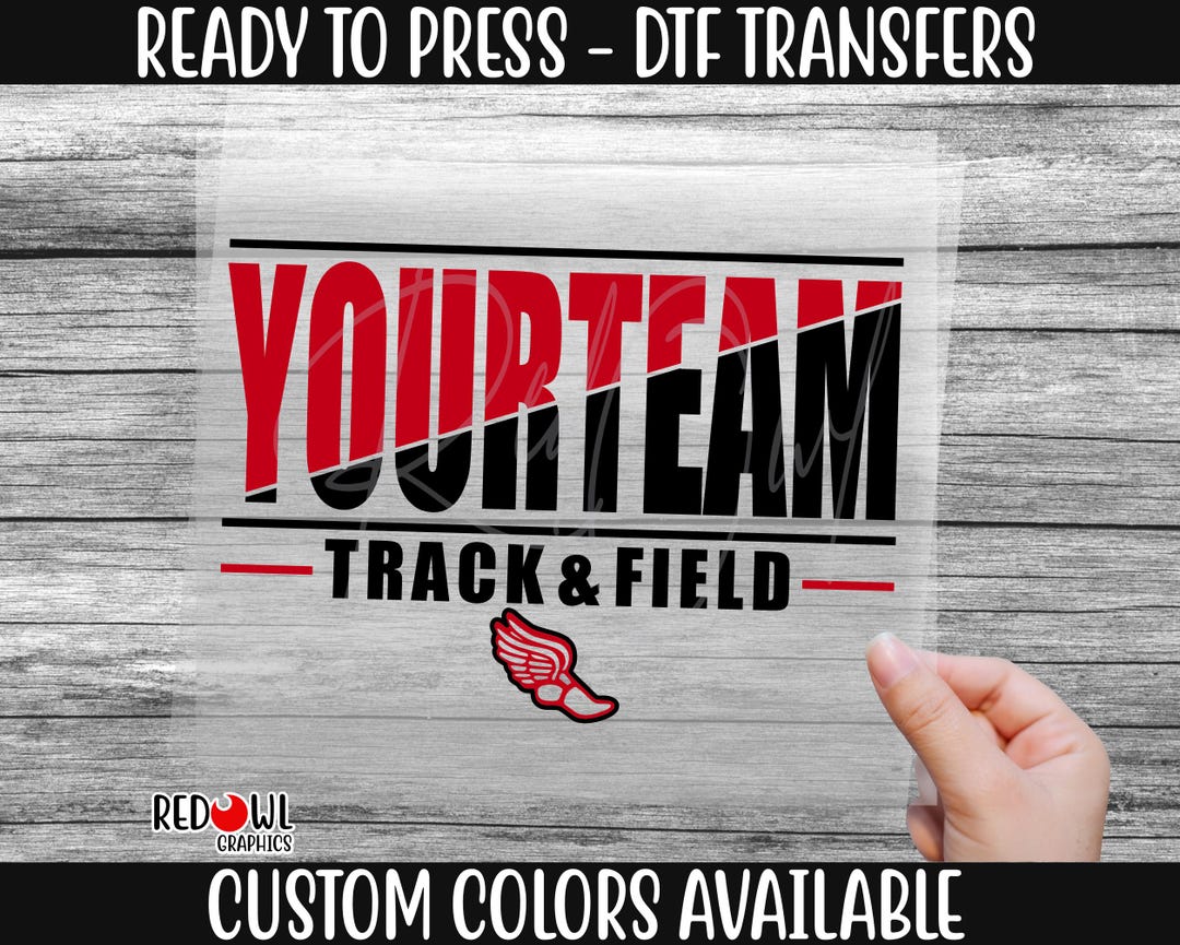 Ready to Press, Track Transfer, Custom DTF Transfer, Heat Transfer ...
