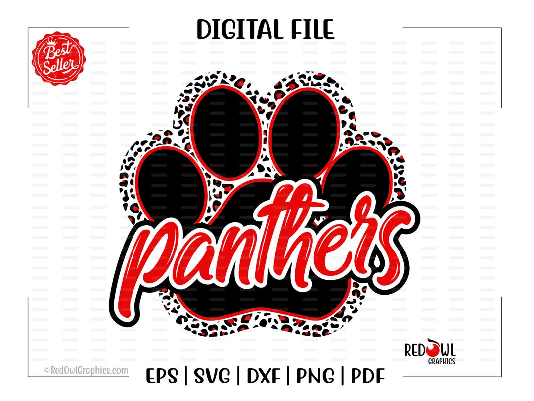 Panther Svg, Panthers Svg, Paw Svg, Panther, P, Panthers, Paw, Svg, Dxf ...