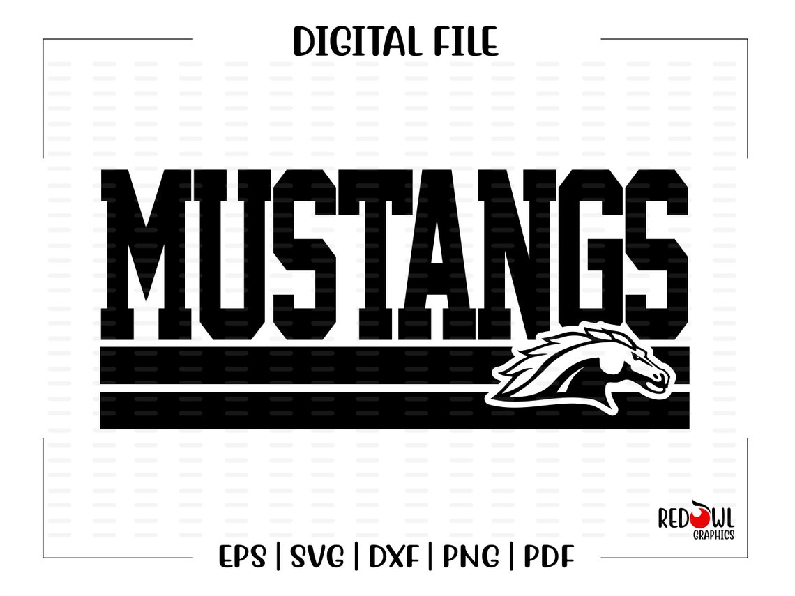 Mustangs Svg Mustang Svg Mustang Mustangs Clipart Design - Etsy