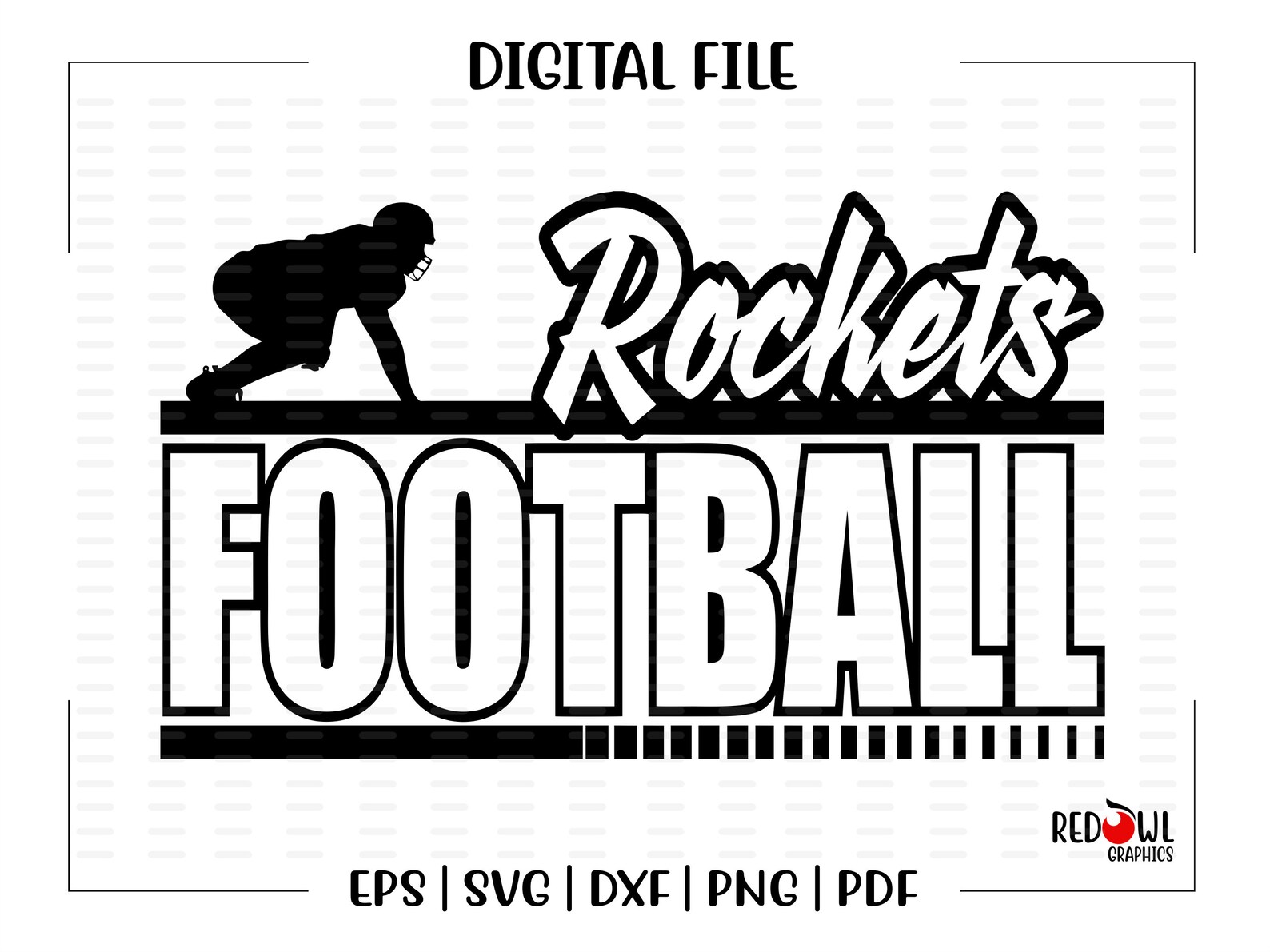 Football Svg Rocket Football Svg Rocket Rockets Football | Etsy
