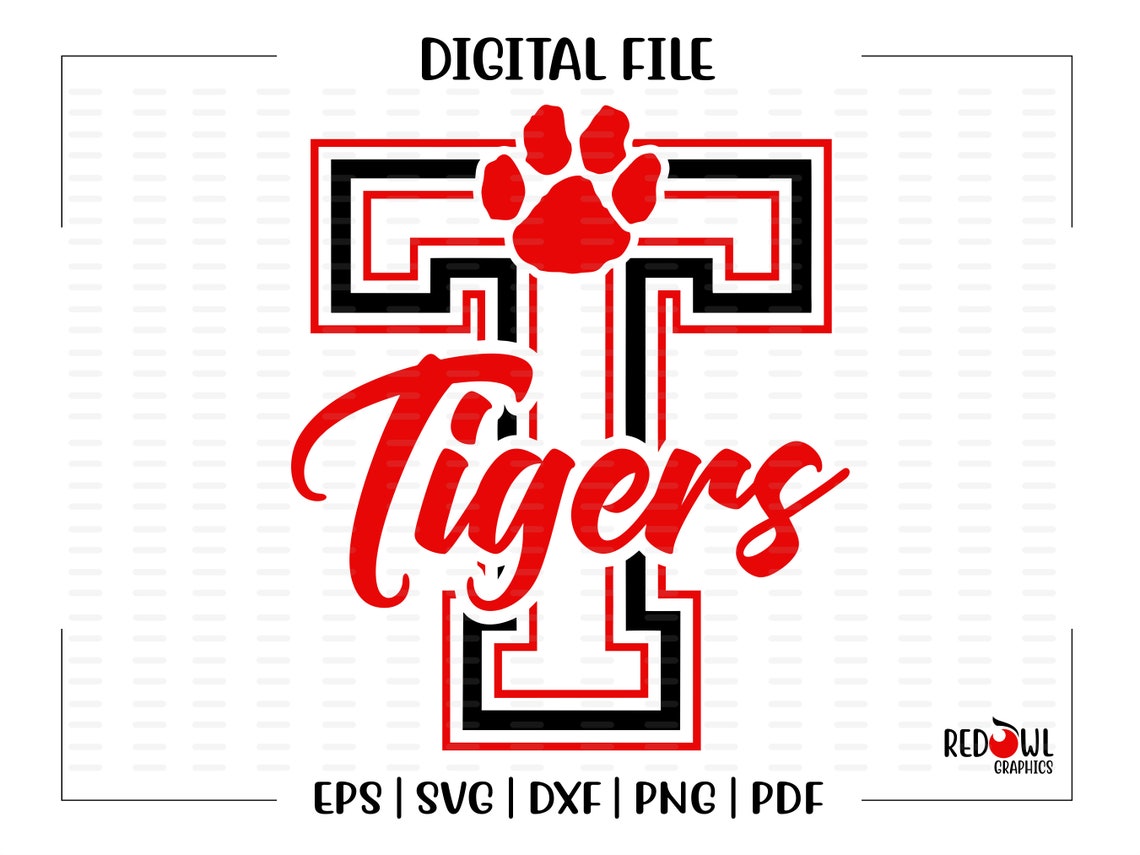 Tiger Svg, Tigers Svg, Tiger, Tigers, Team, Clipart, Mascot, School ...
