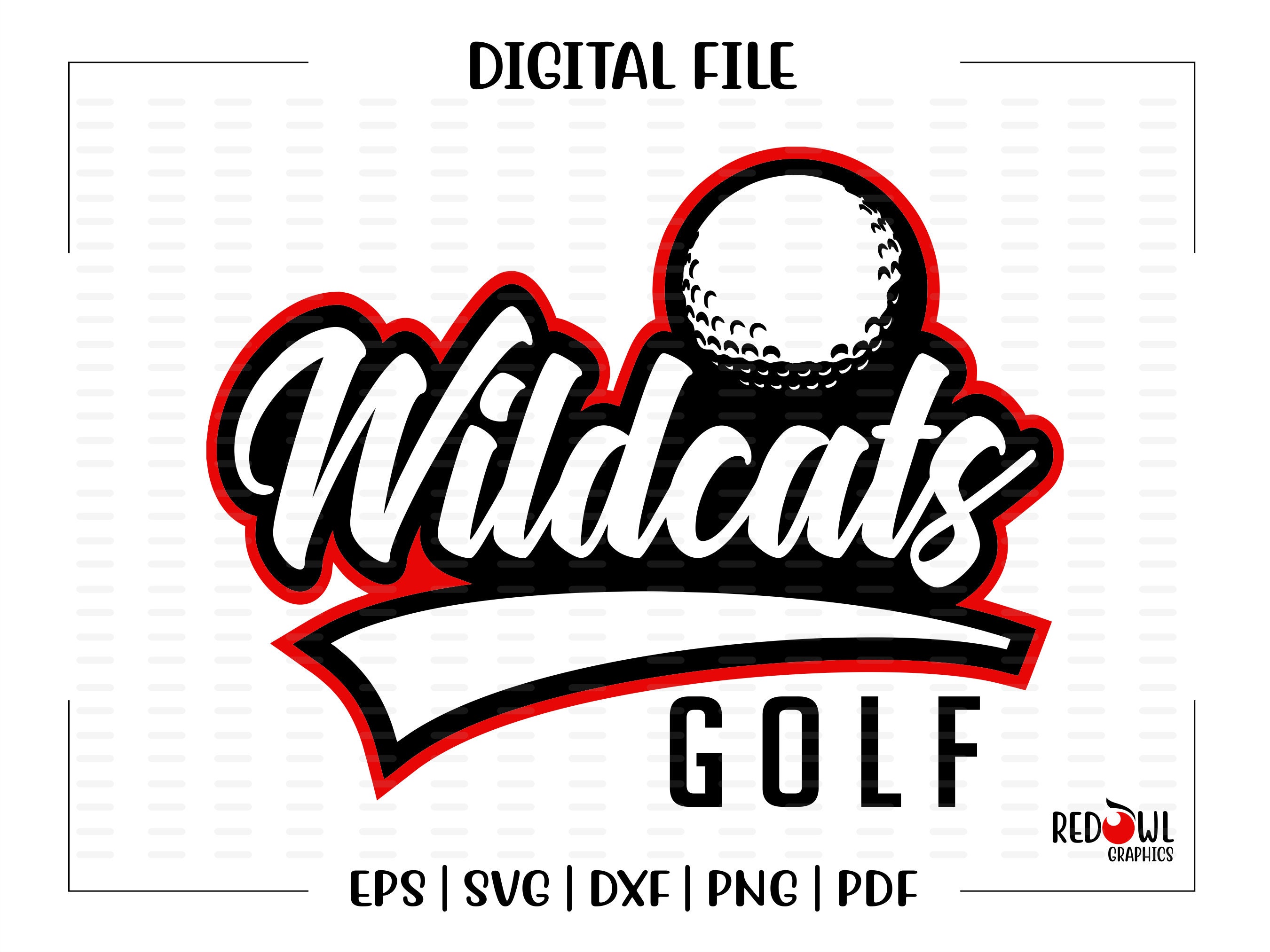 Golf Svg Wildcat Golf Svg Wildcat Wildcats Golf Wildcat - Etsy