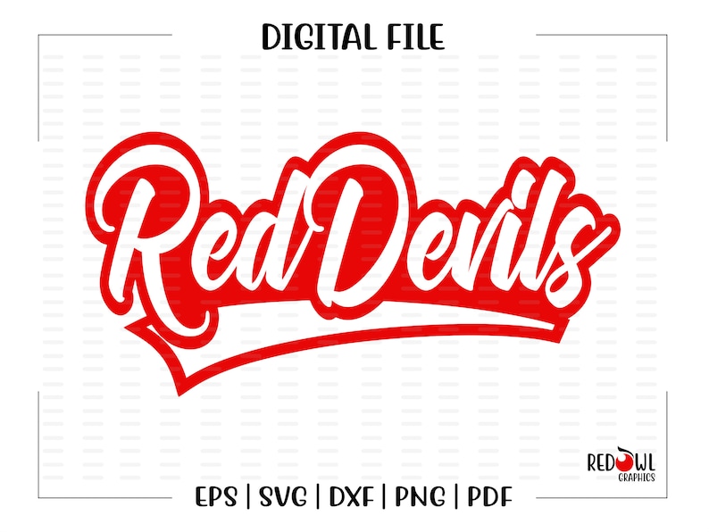 Red Devil Svg Devils Svg Red Devil Red Devils Devil Svg | Etsy