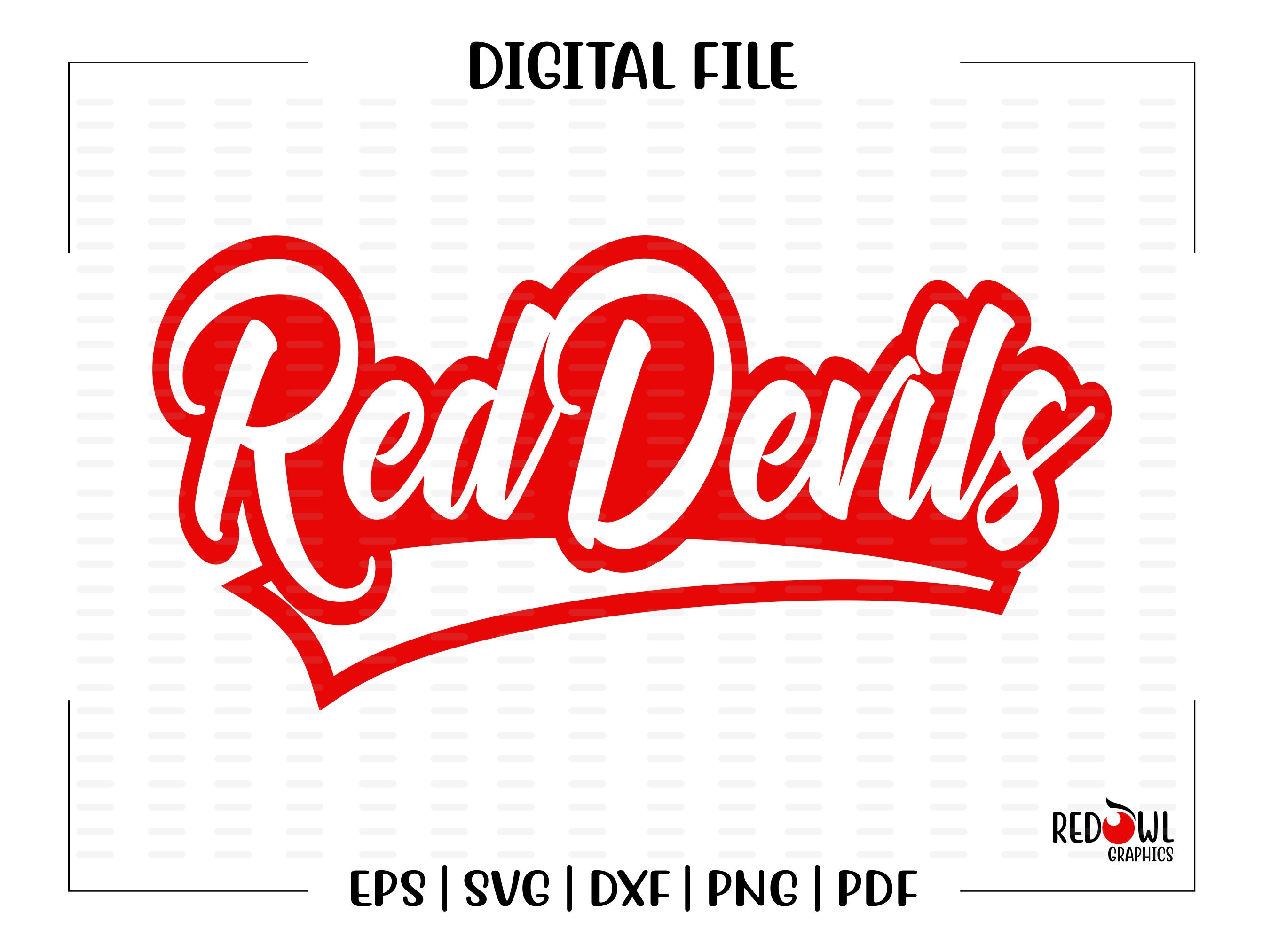 Red Devil Svg, Devils Svg, Red Devil, Red Devils, Devil, Svg, Dxf, Eps ...