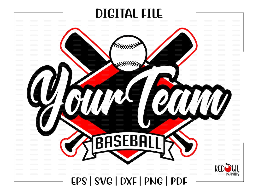 Custom, Personalized, Baseball Svg, Baseball, School, Team, Mascot, Svg ...
