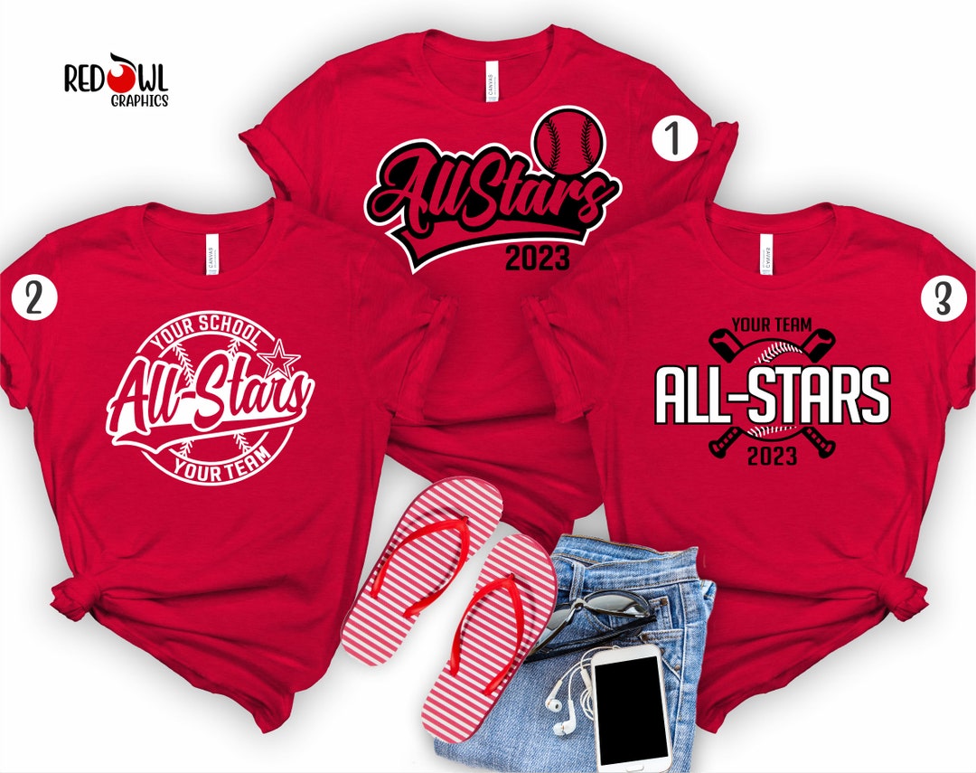 All Star Shirt Baseball Shirt All Star Baseball Baseball - Etsy