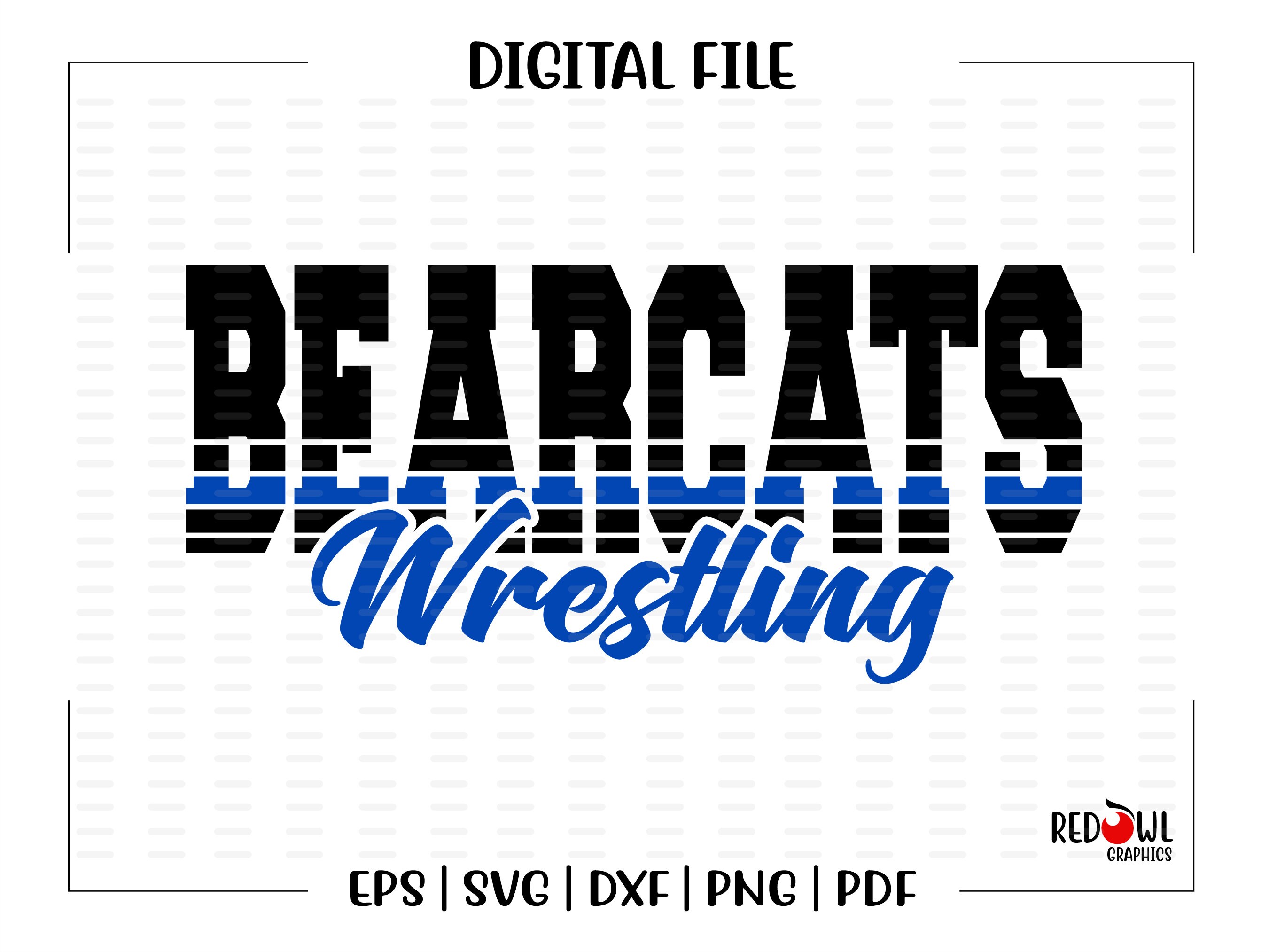 Wrestling Svg Bearcat Wrestling Svg Bearcat Bearcats - Etsy Singapore