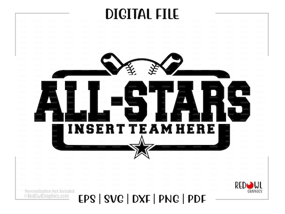 Baseball All Star Clipart