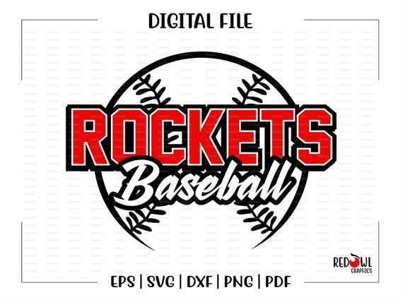 Baseball Svg Rocket Svg Baseball Rocket Baseball Rocket | Etsy