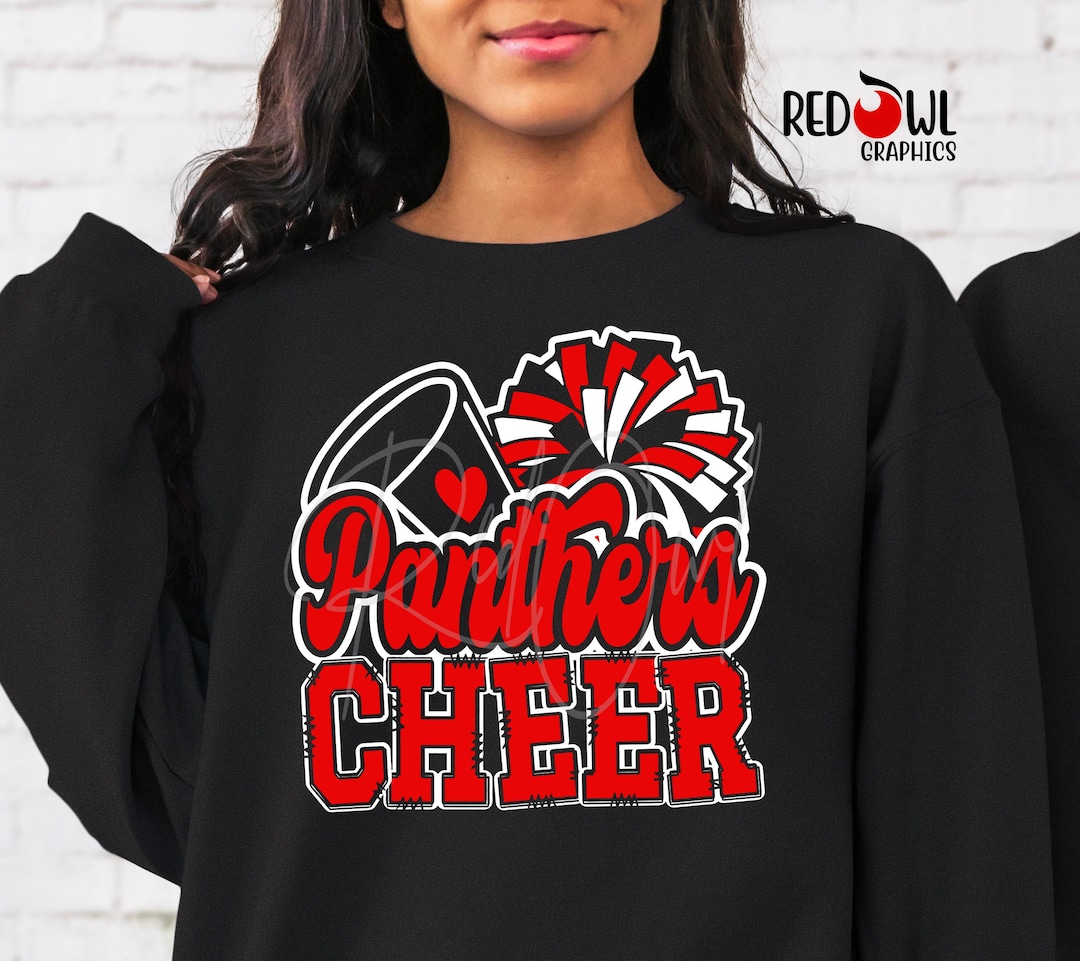 Panther Shirt, Cheer Shirt, Panther Cheer, Panther, Cheer, Cheerleader ...