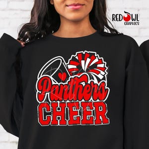 Panther Shirt, Cheer Shirt, Panther Cheer, Panther, Cheer, Cheerleader ...