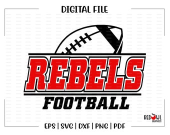 Rebels Football Png - Etsy