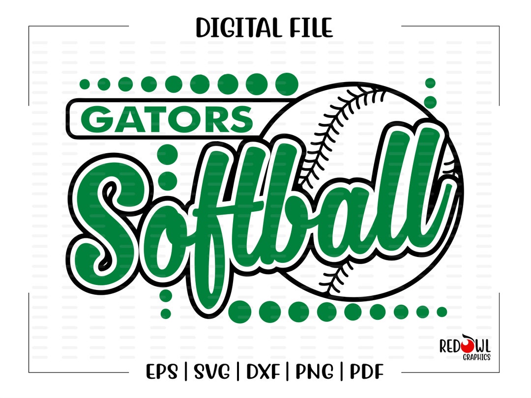 Gator Softball Svg, Softball Svg, Gator, Gators, Softball, Design, Svg ...