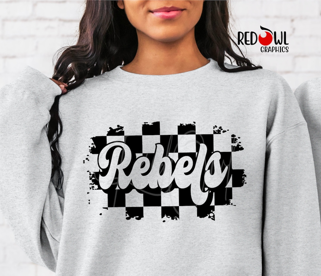 Personalized Rebels T-shirt, Customized, Rebels, T-shirt, Retro ...