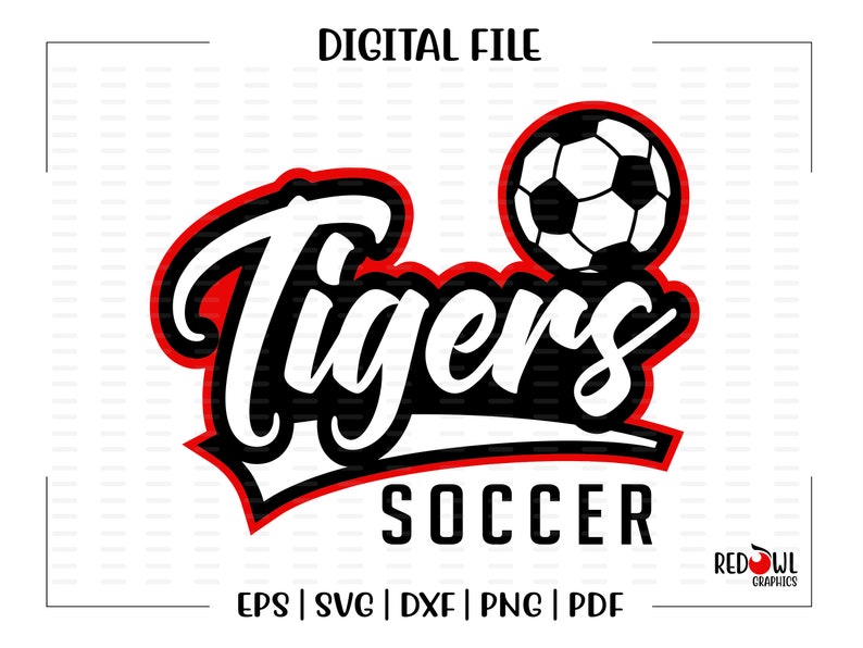 Soccer Svg Tiger Soccer Svg Tiger Tigers Soccer Svg Dxf | Etsy