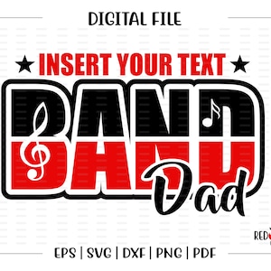 Band Dad Svg, Band Dad, Marching Band, Marching, Band, Dad, Svg, Dxf ...