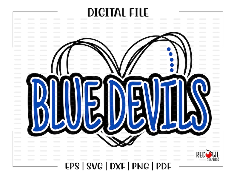 Blue Devil Svg, Blue Devils Svg, Blue Devil, Devil, Blue, Svg, Dxf, Eps ...