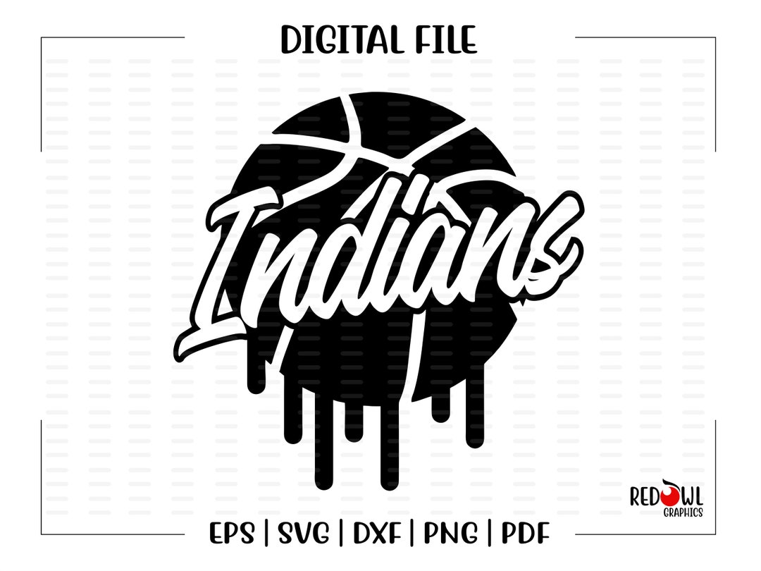 Basketball Svg, Indian Basketball Svg, Indian, Indians, Basketball, Svg ...