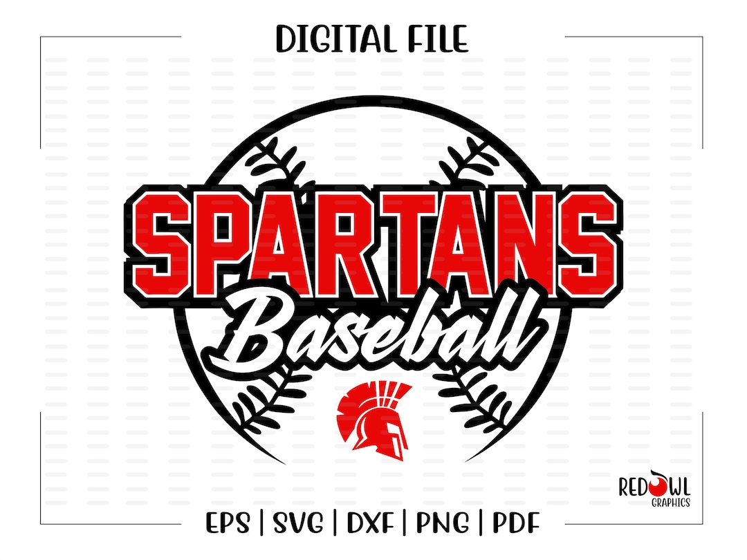 Baseball Svg, Spartan Svg, Baseball, Spartan Baseball, Spartan ...