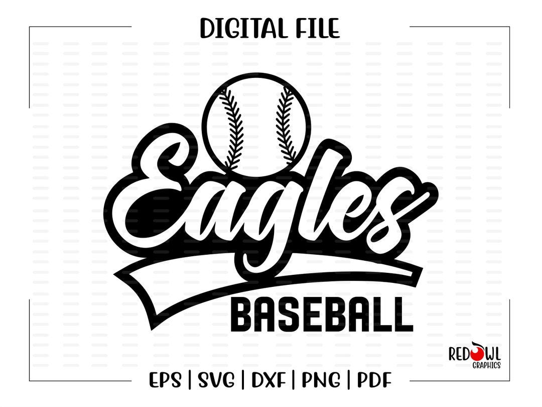 Eagle Baseball Svg, Baseball Svg, Eagle, Eagles, Baseball, Vector ...
