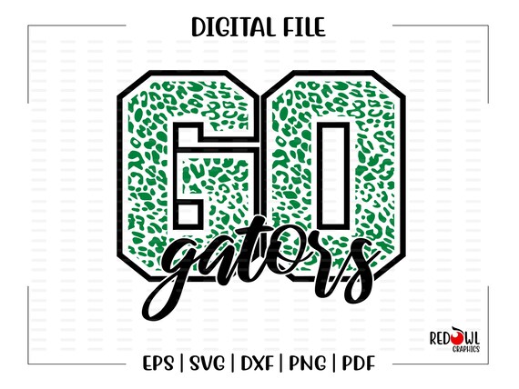 Gator Svg Gators Svg Cheetah Leopard Gator Gators Go | Etsy