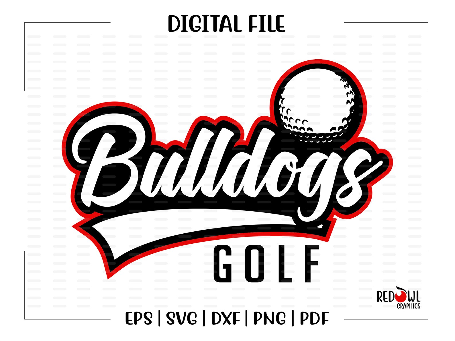 Golf Svg, Bulldog Golf Svg, Bulldog, Bulldogs, Golf, Bulldog Golf, Svg ...