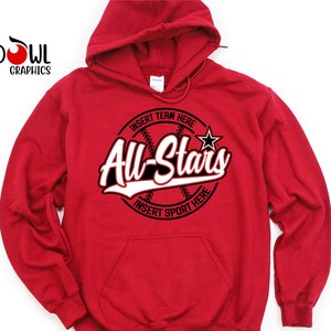 All Star Shirt, All-stars Shirt, Baseball Shirt, Softball Shirt ...