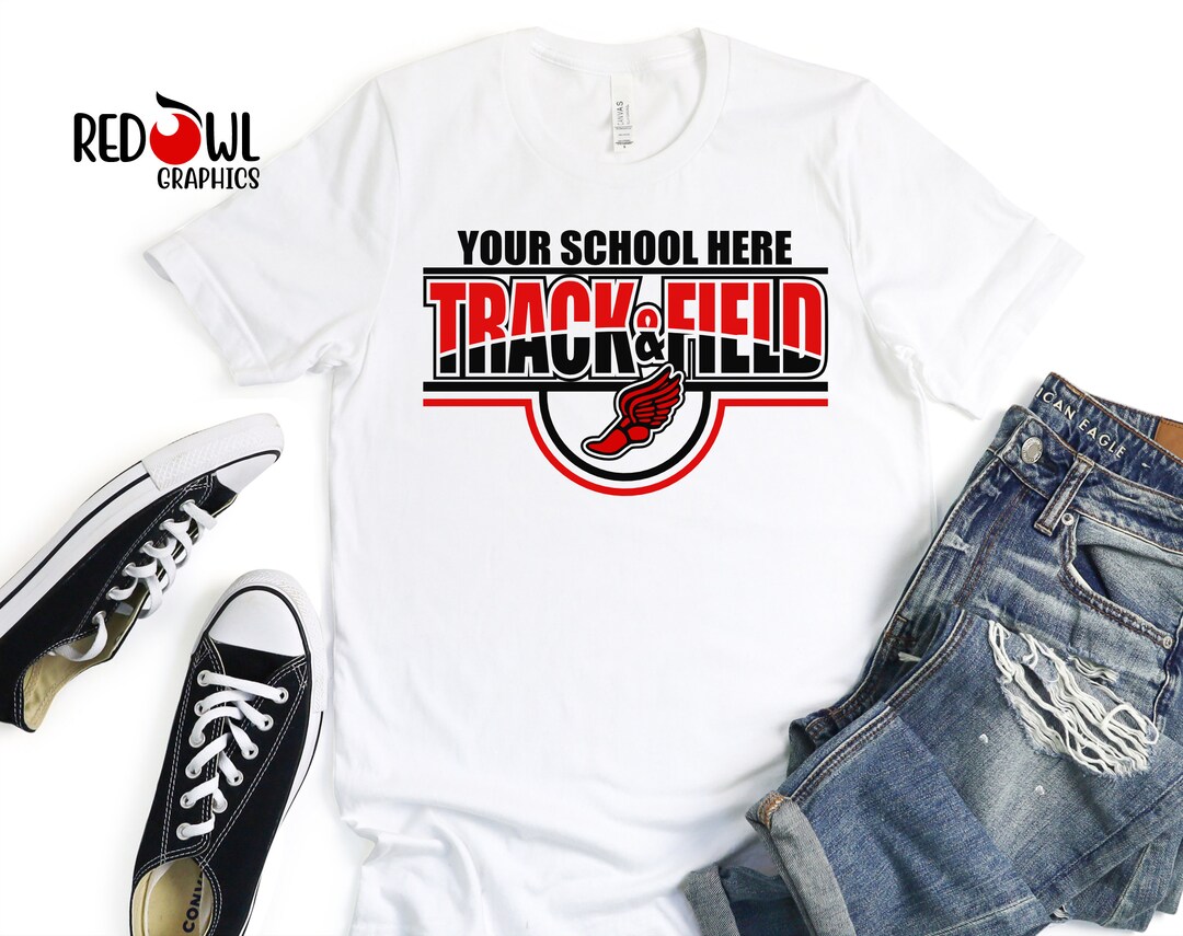 Track Shirt, Personalized Track Shirt, Any Team, Track, Field, T-shirt ...