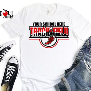 Track Shirt, Personalized Track Shirt, Any Team, Track, Field, T-shirt ...