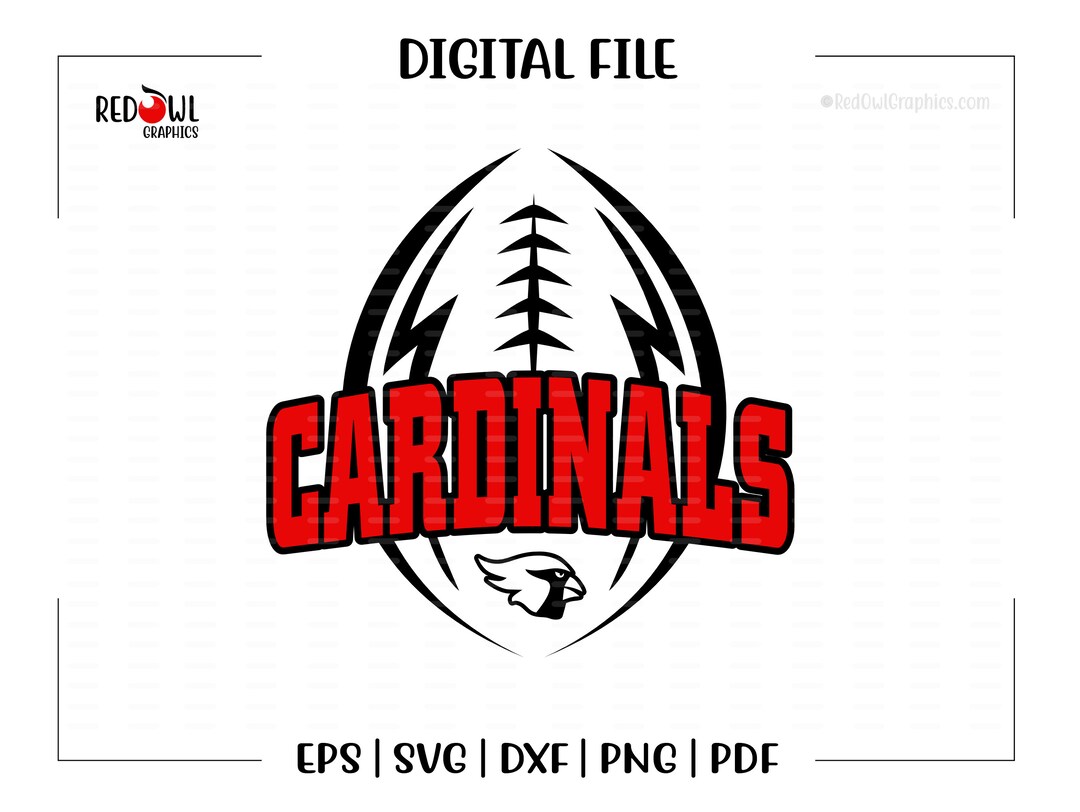 Football Svg, Cardinal Football, Cardinal, Cardinals, Football, Svg ...