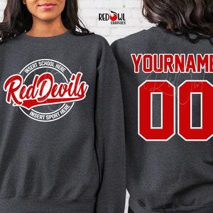 Red Devils Shirt, Red Devil T-shirt, Devil, T-shirt, Sweatshirt, Hoodie ...