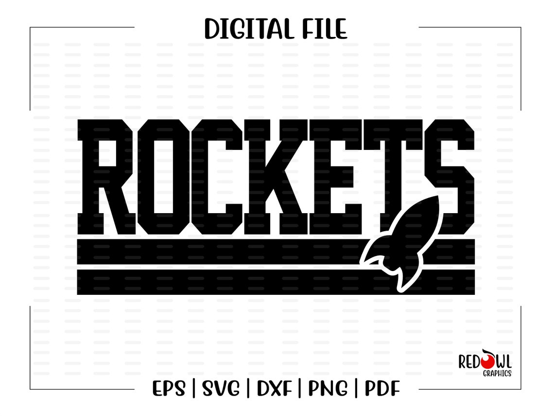 Rockets Svg Rocket Svg Rocket Mascot School Spirit Svg - Etsy