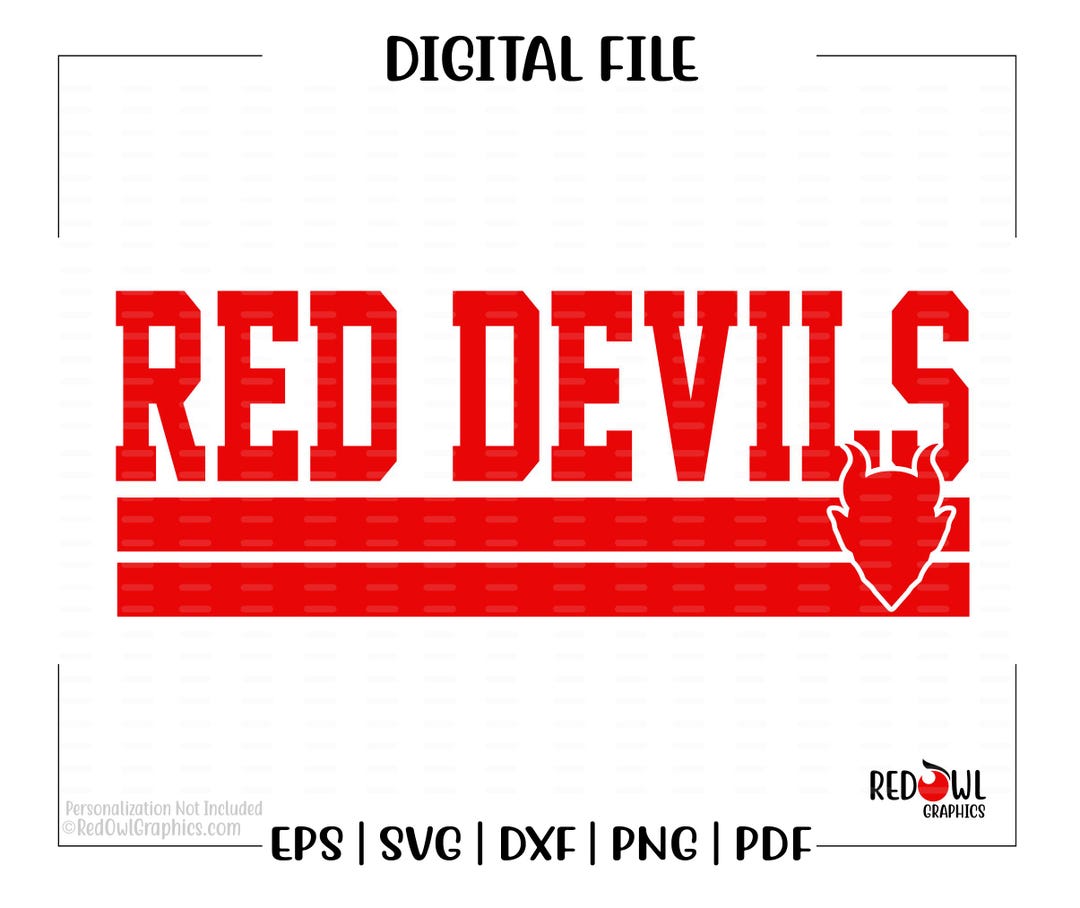 Red Devil Svg, Devils Svg, Red Devil, Red Devils, Devil, Svg, Dxf, Eps ...