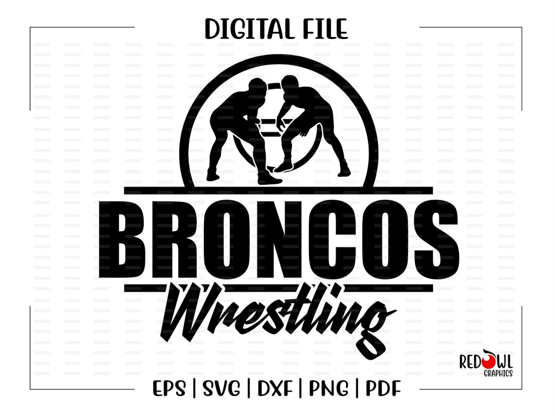 Bronco Wrestling Svg, Wrestling Svg, Bronco, Broncos, Wrestling, Svg ...