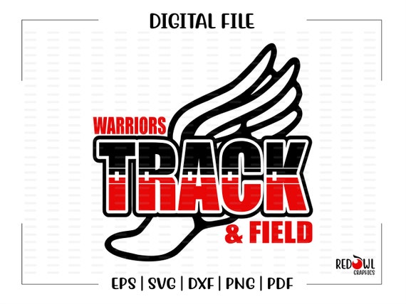 Track Svg Warrior Track Svg Warrior Warriors Track Field | Etsy