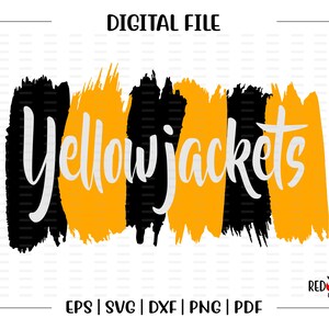 Yellowjacket Svg, Brush, Stroke, Jacket, Jackets, Yellowjackets, Svg ...
