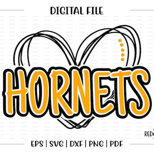 Hornets SVG Dxf Eps and Png Digital Cut File - Etsy