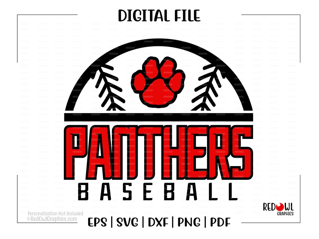 Baseball Svg, Panther Baseball Svg, Panther, Panthers, Baseball, Svg ...