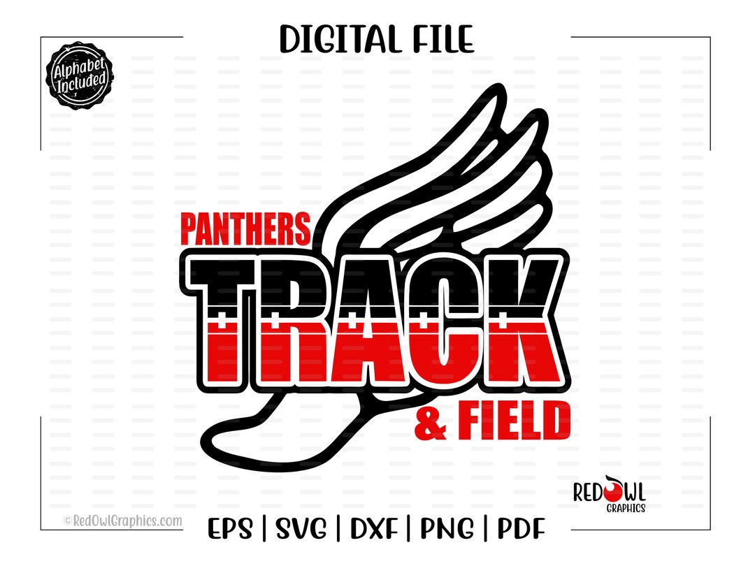 Track Svg, Panther Track Svg, Panther, Panthers, Track, Field, Svg, Dxf ...