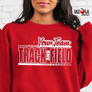 Track Shirt, Personalized Track Shirt, Any Team, Track, Field, T-shirt ...