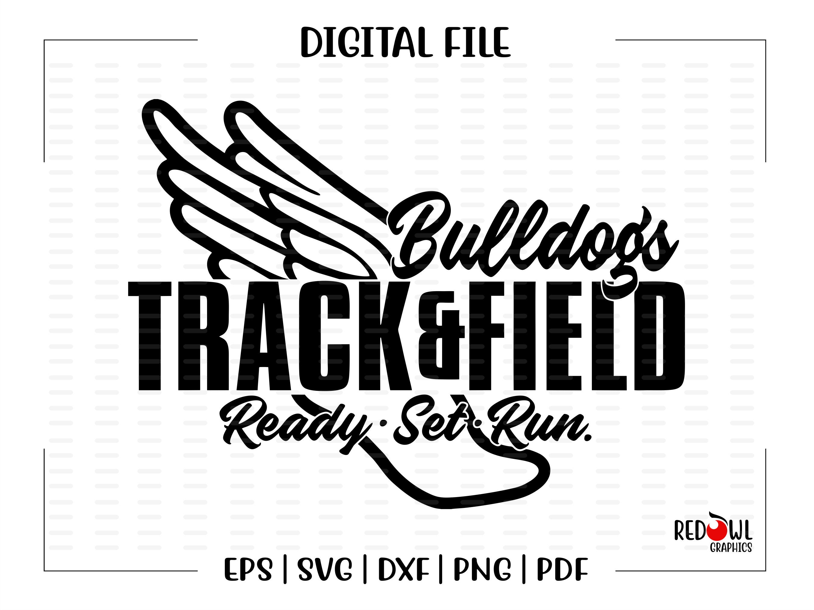 Track Svg, Bulldog Track Svg, Bulldog, Bulldogs, Track, Field, Bulldogs ...
