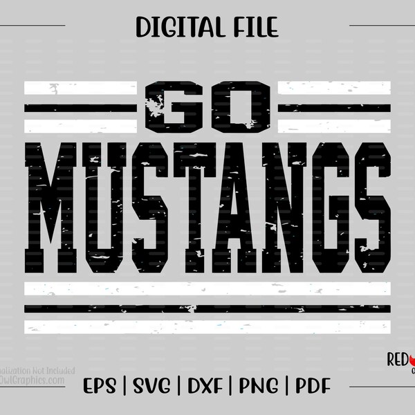 Go Mustangs - Etsy