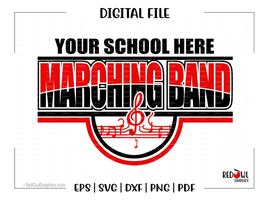 Custom, Personalized, Band Svg, Marching Band Svg, Band, Marching, Team ...