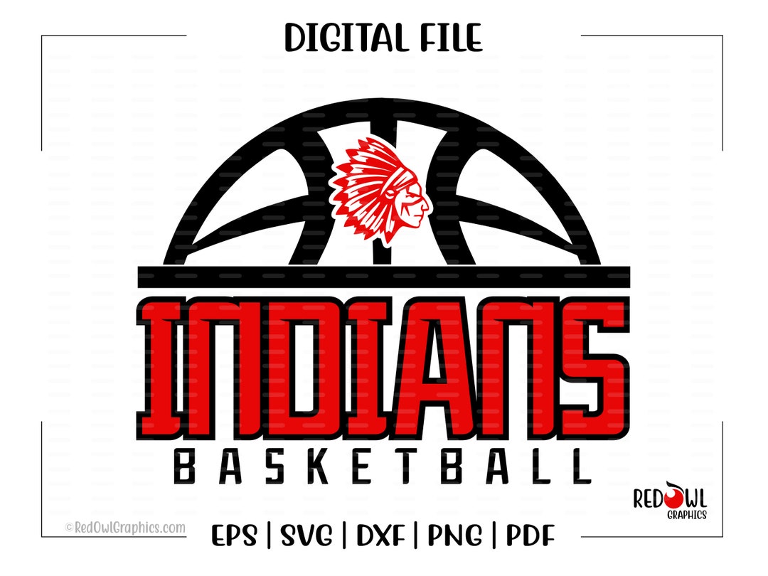 Basketball Svg, Indian Basketball Svg, Indian, Indians, Basketball, Svg ...