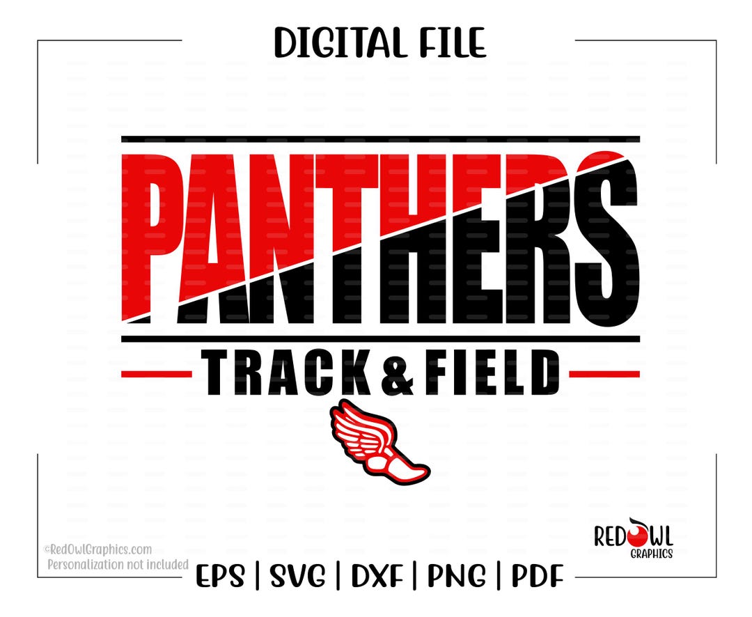 Track Svg, Panther Track Svg, Panther, Panthers, Track, Field, Svg, Dxf ...