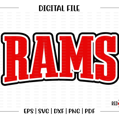 Ram Pride SVG DXF PNG Ram Mascot Shirt Design - Etsy