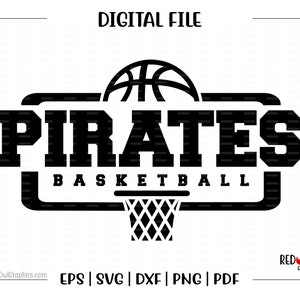 Basketball Svg, Pirate Basketball Svg, Pirate, Pirates, Basketball, Svg ...